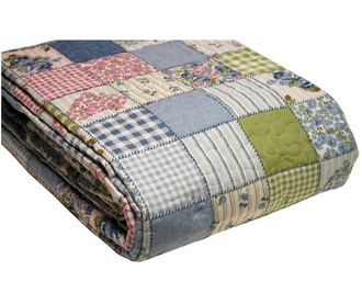 Set cuvertura si 1 fata de perna Ninos Patchwork - Vivre