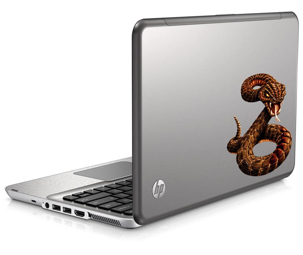 Snake Laptop Matrica - Vivre