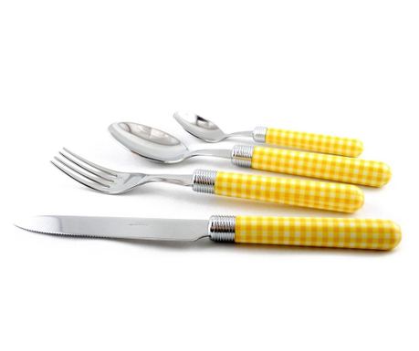 Комплект прибори за хранене 24 части Subli Yellow - Vivre