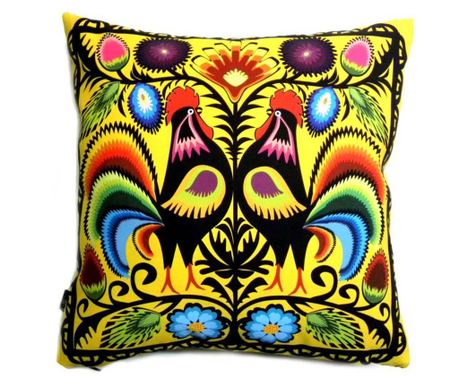 Декоративна възглавница Fantasy Roosters 40x40 см - Vivre
