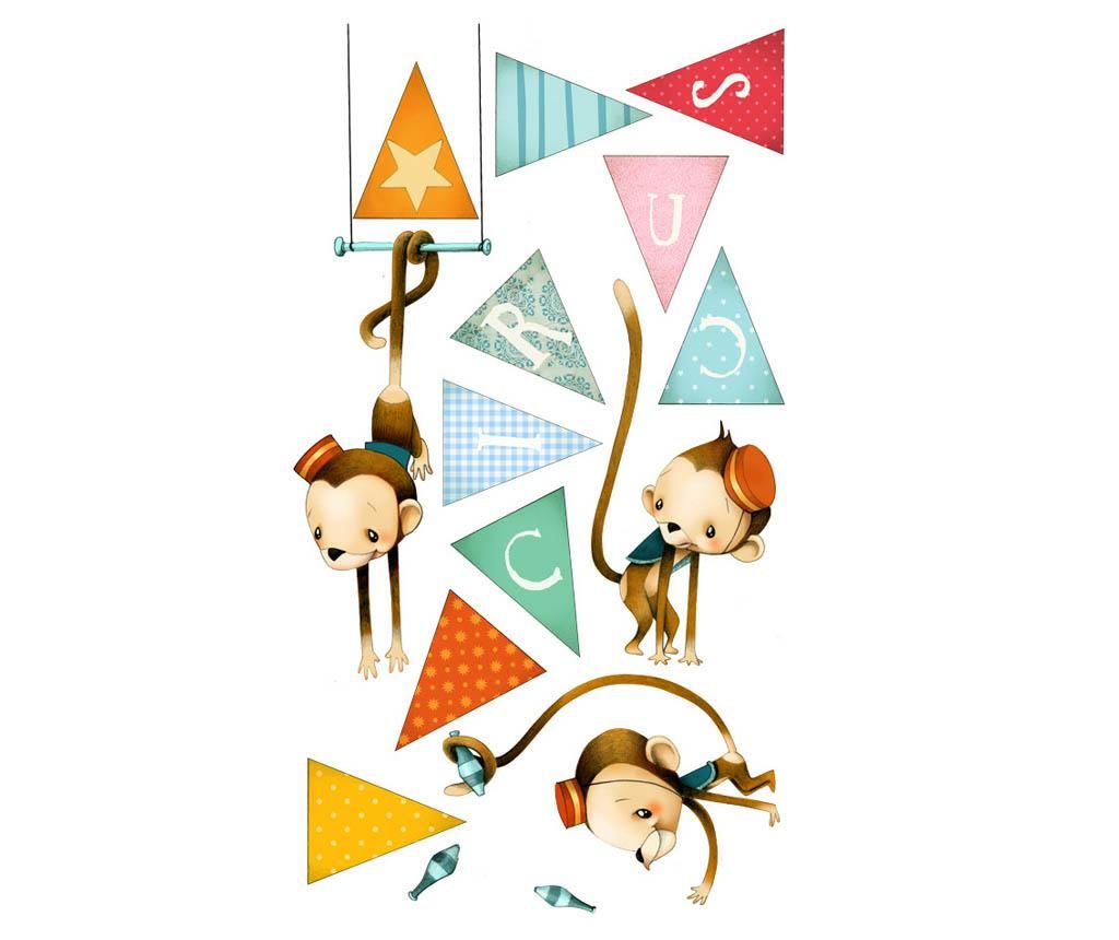 Стикер Acrobats Monkeys - Vivre