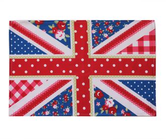 Комплект 2 подложки за хранене Union Jack Flower - Vivre