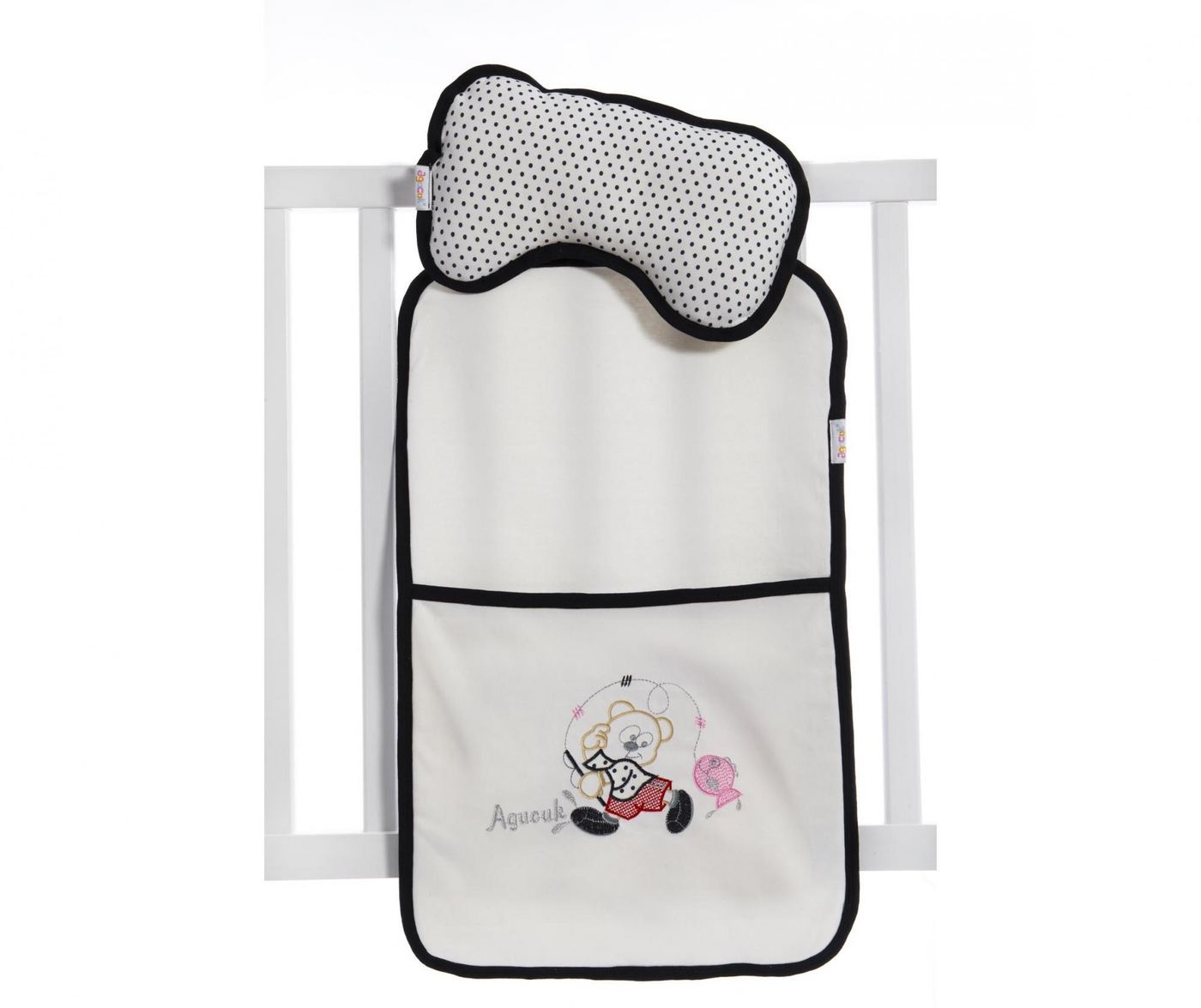 Комплект дюшек за смяна на пелени и възглавница Fisher Rabbit Navy Blue ...