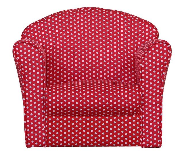 Red White Spots Gyerek Fotel - Vivre