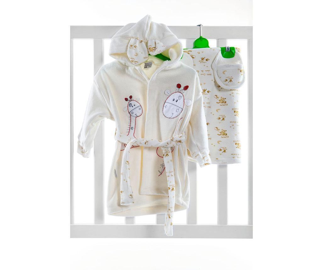Детски комплект за баня 3 части Giraffe Cream 2 години - Vivre