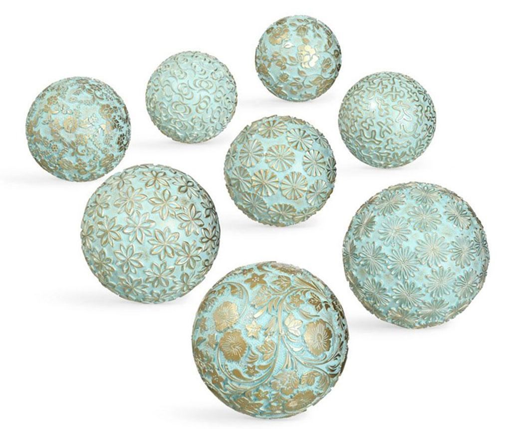 Комплект 8 декорации Verdigris Flowers - Vivre