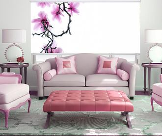 Perdea tip panou Height flower 140x200 cm - Vivre