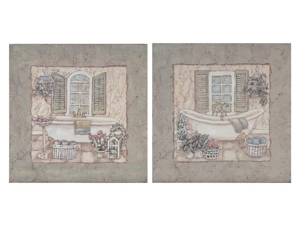 Комплект 2 картини Stacey Bath 30x30 см - Vivre