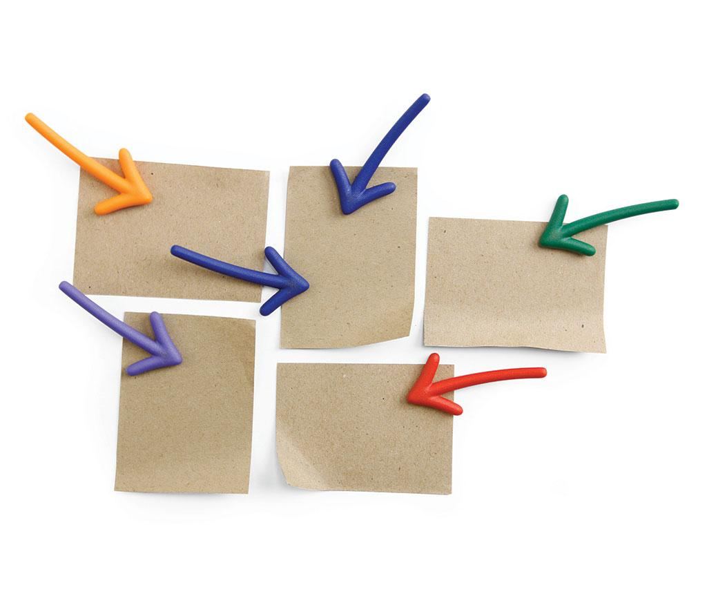 Set 6 magneta Arrow - Vivre