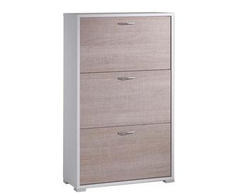 Pantofar Structure Wide White Natural Oak - Vivre