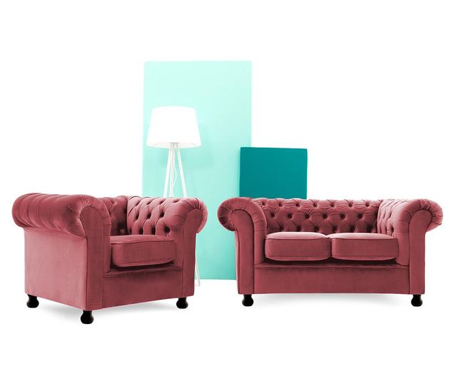 Фотьойл Chesterfield Rusty Rose - Vivre