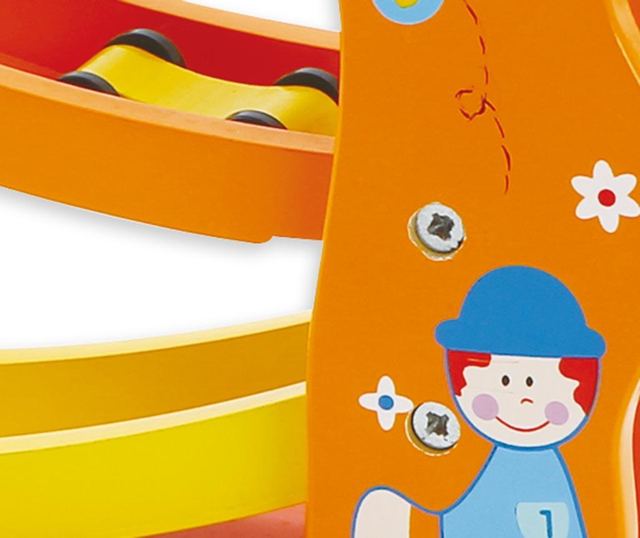 Pod zig-zag cu masinute de jucarie Race Tower - Vivre
