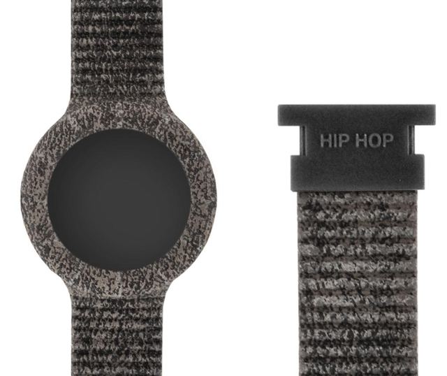 Pasek za moško zapestno uro Hip Hop Vintage Grey - Vivre