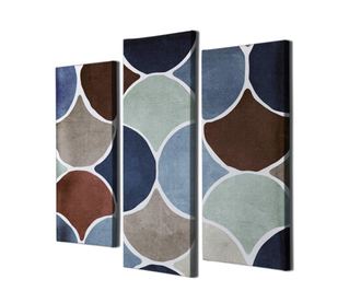 Set 3 tablouri Majestic, Mat, panza imprimata, 45x66x3 cm - Vivre