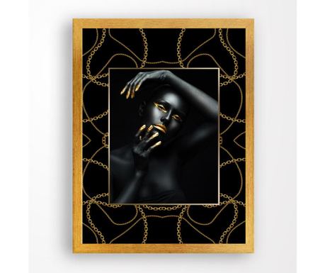 Tablou Tablo Center, African Woman, MDF - Vivre