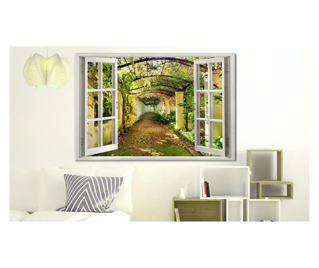 Картина Window: View on Pergola 90x60 - Vivre