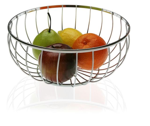 Fructiera Versa, aluminiu, ⌀26.5 cm - Vivre