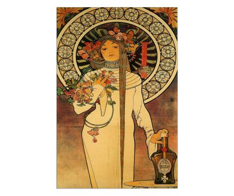 Картина Mucha Alphonse - La Trappistine 60x90 см - Vivre