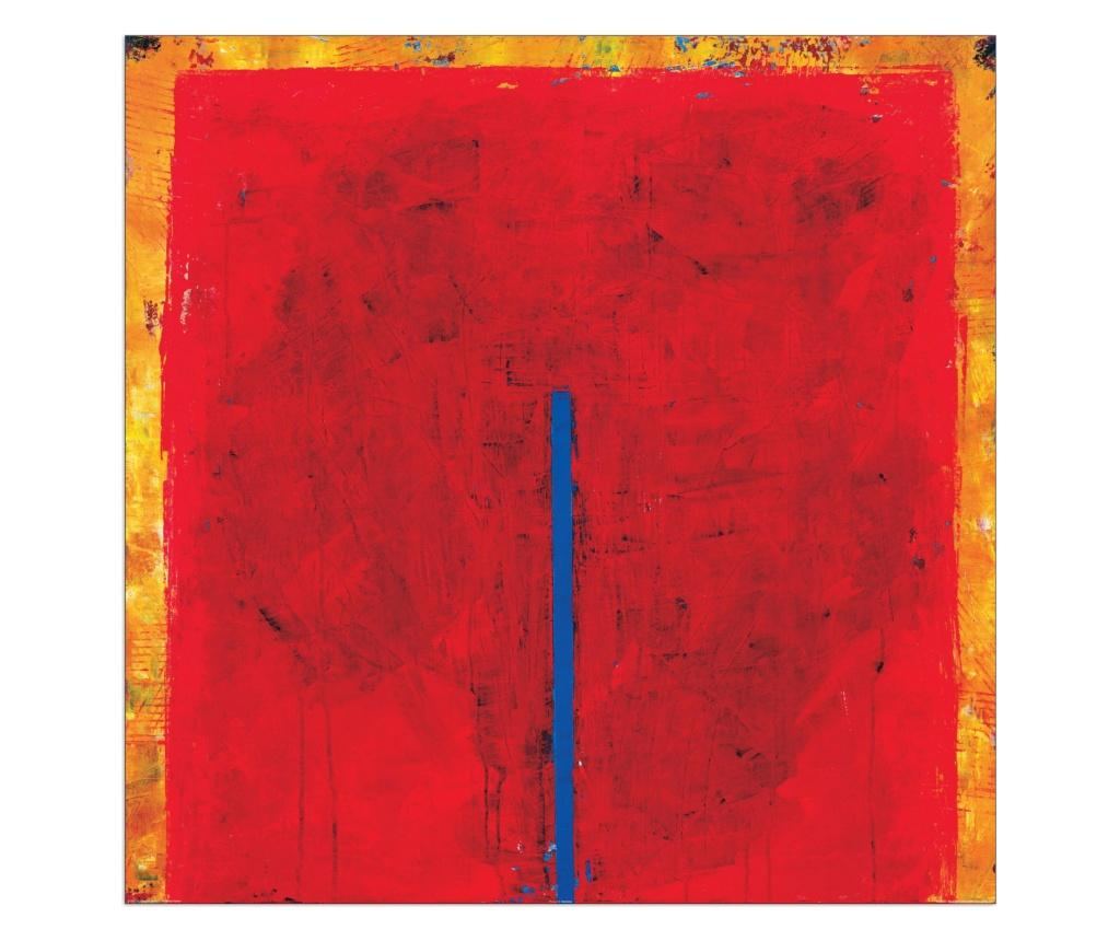 Slika Bohnekamp - Contrasting Red 98x98 cm - Vivre