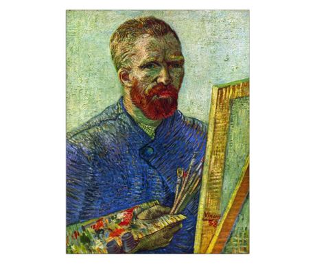 Van Gogh Vincent - Self-Portrait In Front Easel Kép 60x80 cm - Vivre
