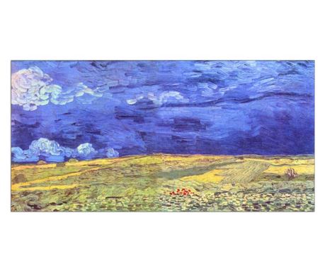 Картина Van Gogh Vincent - Field Under Storm Heaven 70x140 см - Vivre