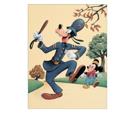Disney - Officer Goofy Kép 30x41 cm - Vivre