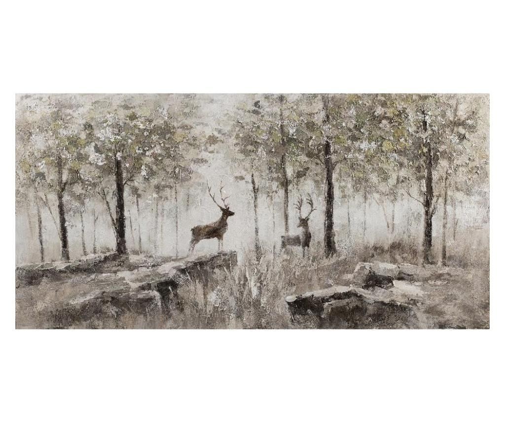 Tablou pictat manual 70x140 cm - Vivre