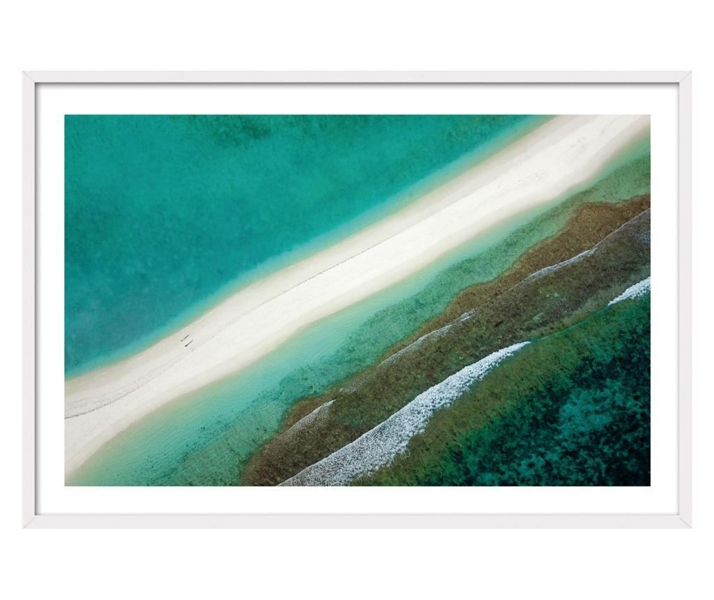 Tablou vopsea ecologica Straight Island 60x90 cm - Vivre