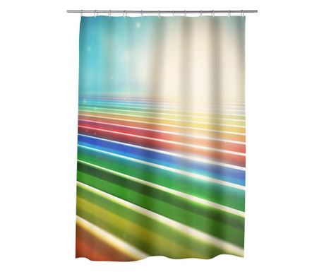 Perdea Dus, Cada pentru Baie Art Factory, Drum Colorat In Lumina ...