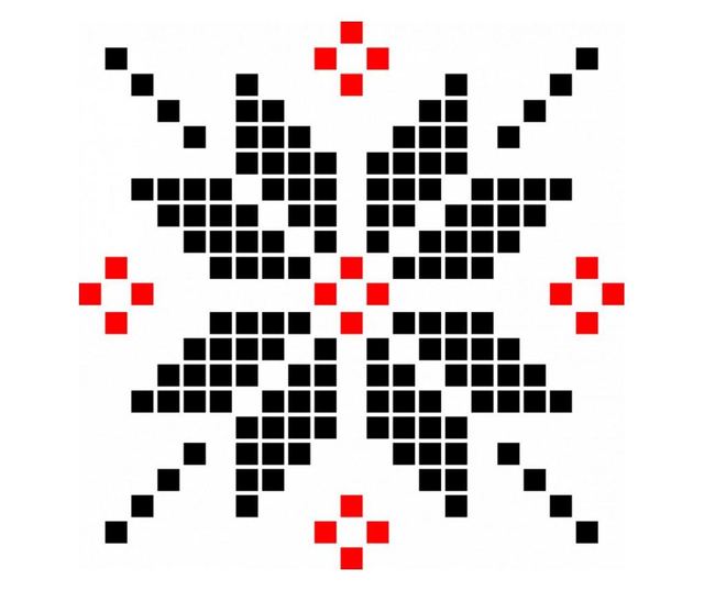 Sablon Refolosibil Repetitiv Motiv Traditional Romanesc - SMTR02 - Vivre