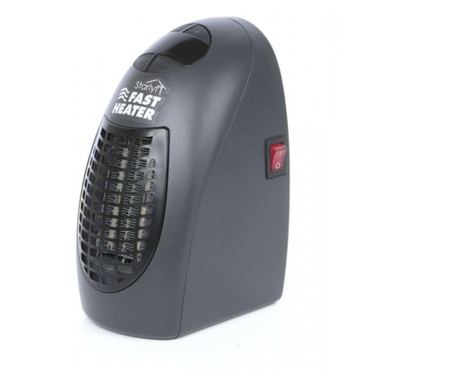 Mini aeroterma Mediashop Starlyf Fast Heater, 400W, Termostat , Negru ...