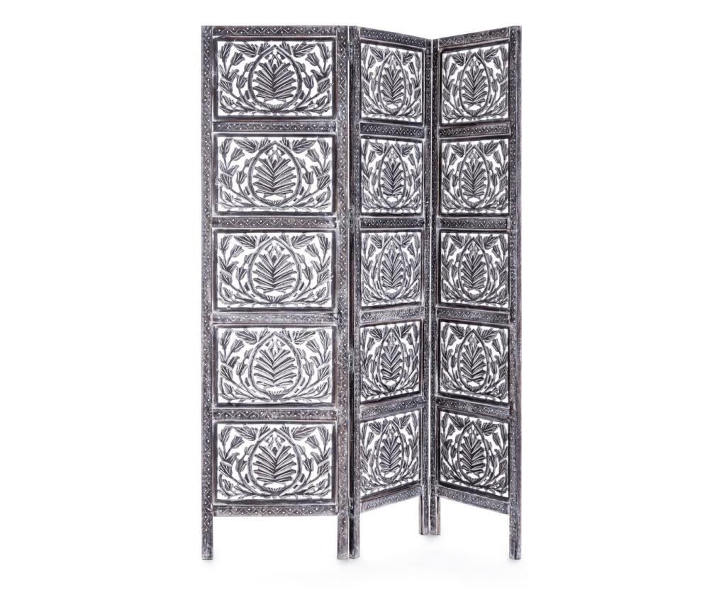 Darika dekorativni paravan, starano sivo leseno, 150 cm x 2.5 cm x 180 ...