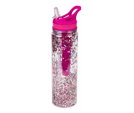 Sticla sport Pufo Sparkle pentru apa cu suport pentru gheata, 500 ml ...
