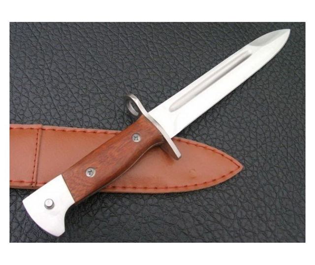 Cutit baioneta inscriptionat AK-47 CCCP 34,5 cm + teaca - Vivre