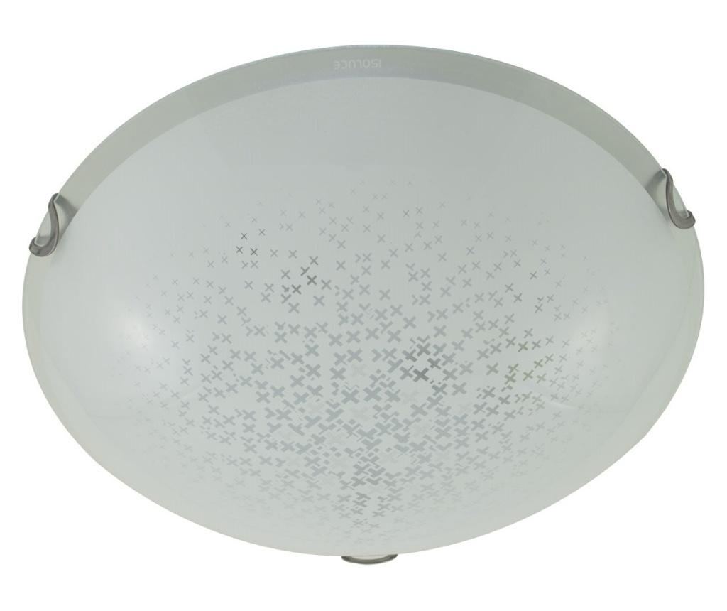 Lustra Isoluce, Aster, sticla, MAGNETIC LED, alb, 40x40x10 cm - Vivre