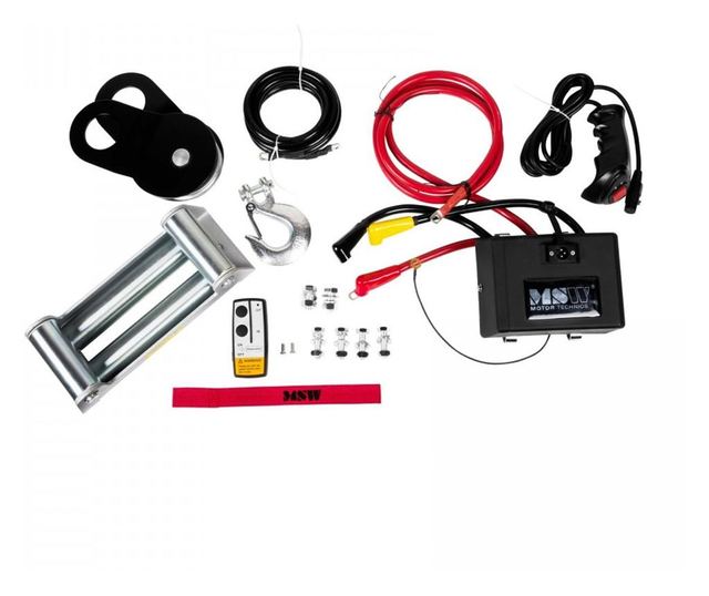 Troliu auto 12V 13.500 lbs 6,124 kg angrenaj planetar în 3 trepte MSW ...