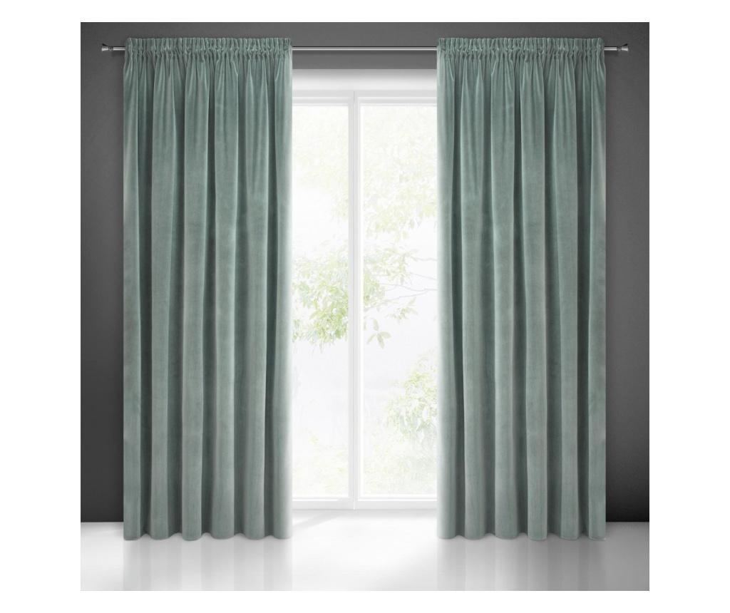 Draperie Eurofirany, poliester, 140x270 nm, verde fistic - Vivre
