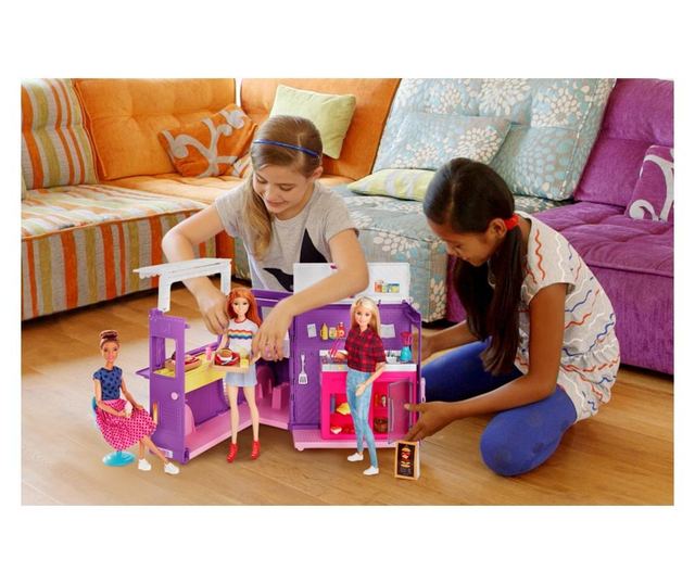 Barbie Set Cu Rulota La Picnic - Vivre