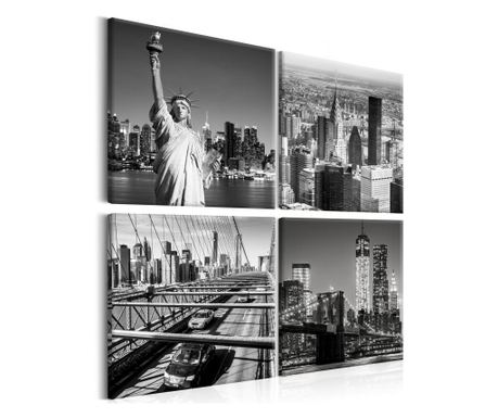 Slika Faces Of New York 90x90 cm - Vivre