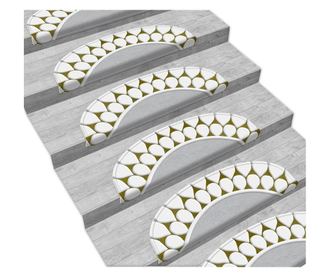 Set 16 covorase pentru trepte Vitaus, The Baloon, 20x65 cm, multicolor ...