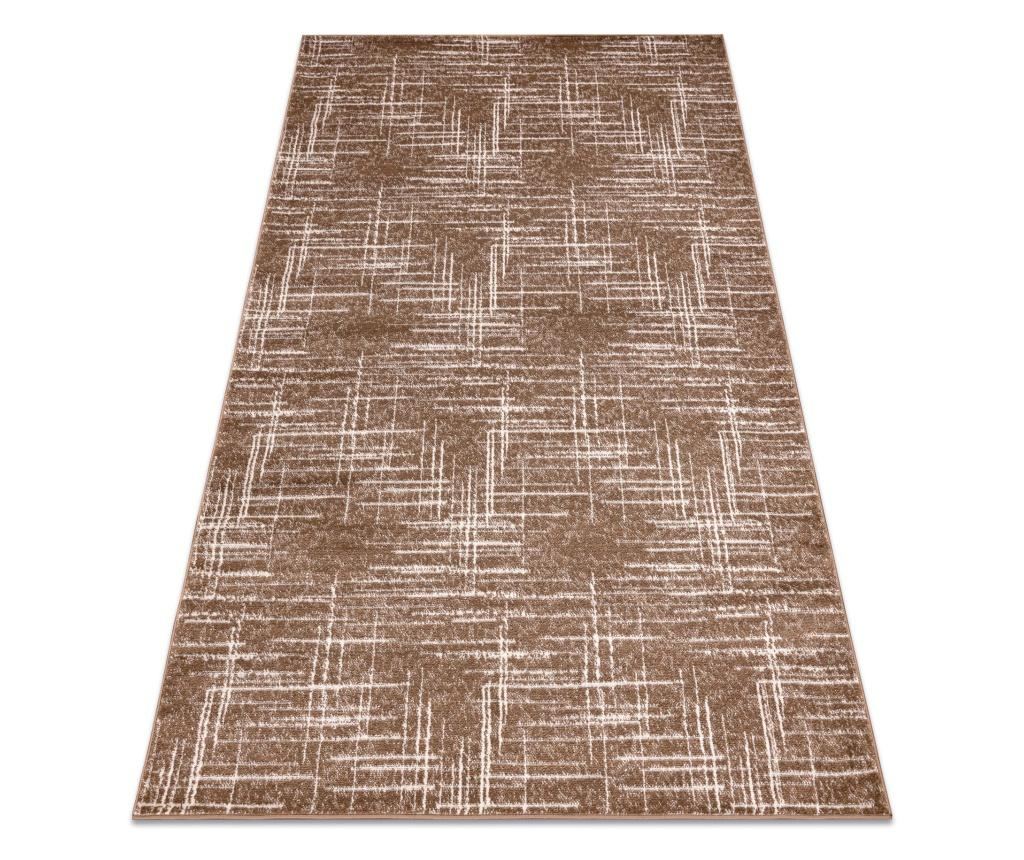 Covor MEFE modern 9401 Linii vintage - structural doua niveluri de lana ...