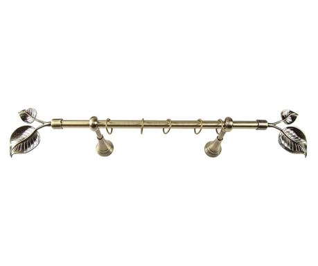 Galerie metalica 300 cm pentru perdele, simpla, model frunza, grosime ...