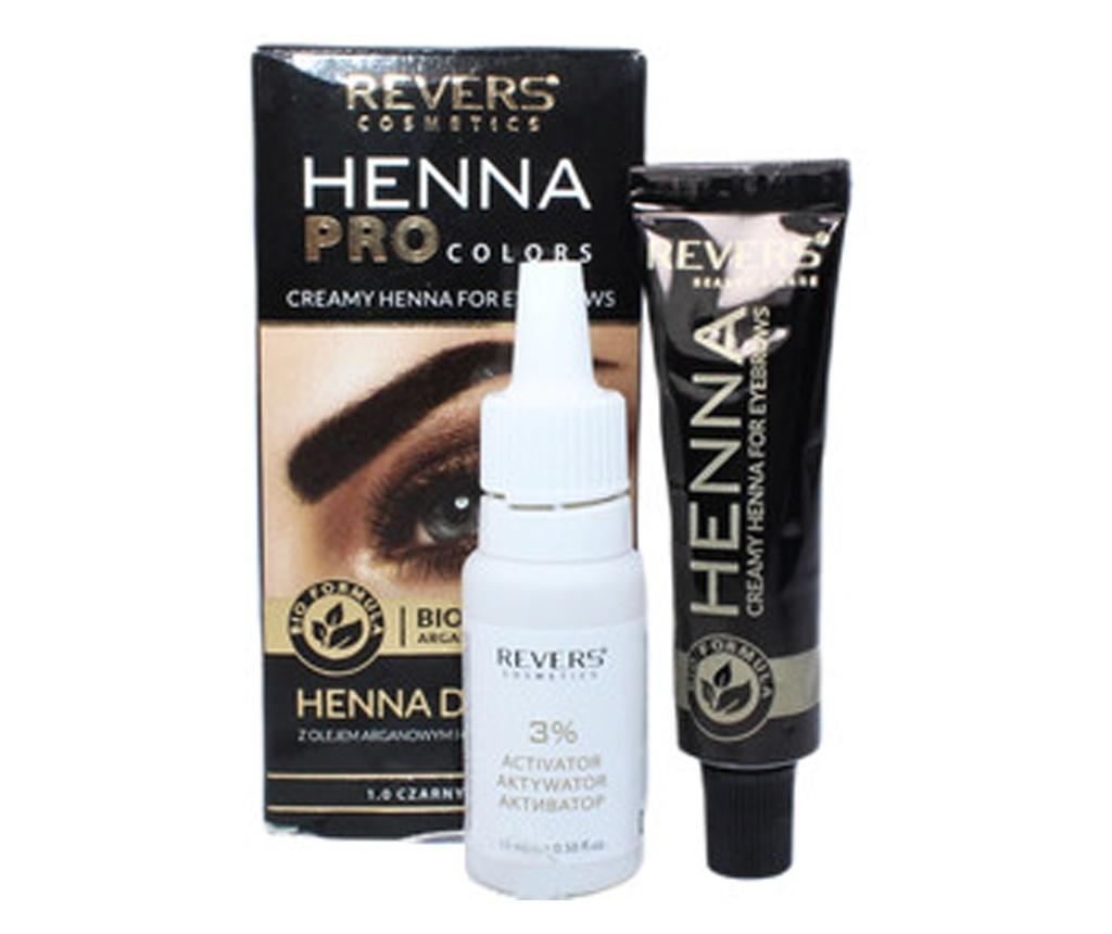 Боя за къносване, Revers Cosmetics, Henna Pro Colors, Black - Vivre