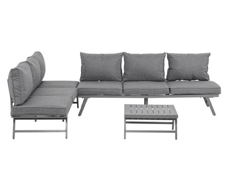 Outsunny Set 2 Canapele de Exterior Spatar Rabatabil si 1 Masuta de ...