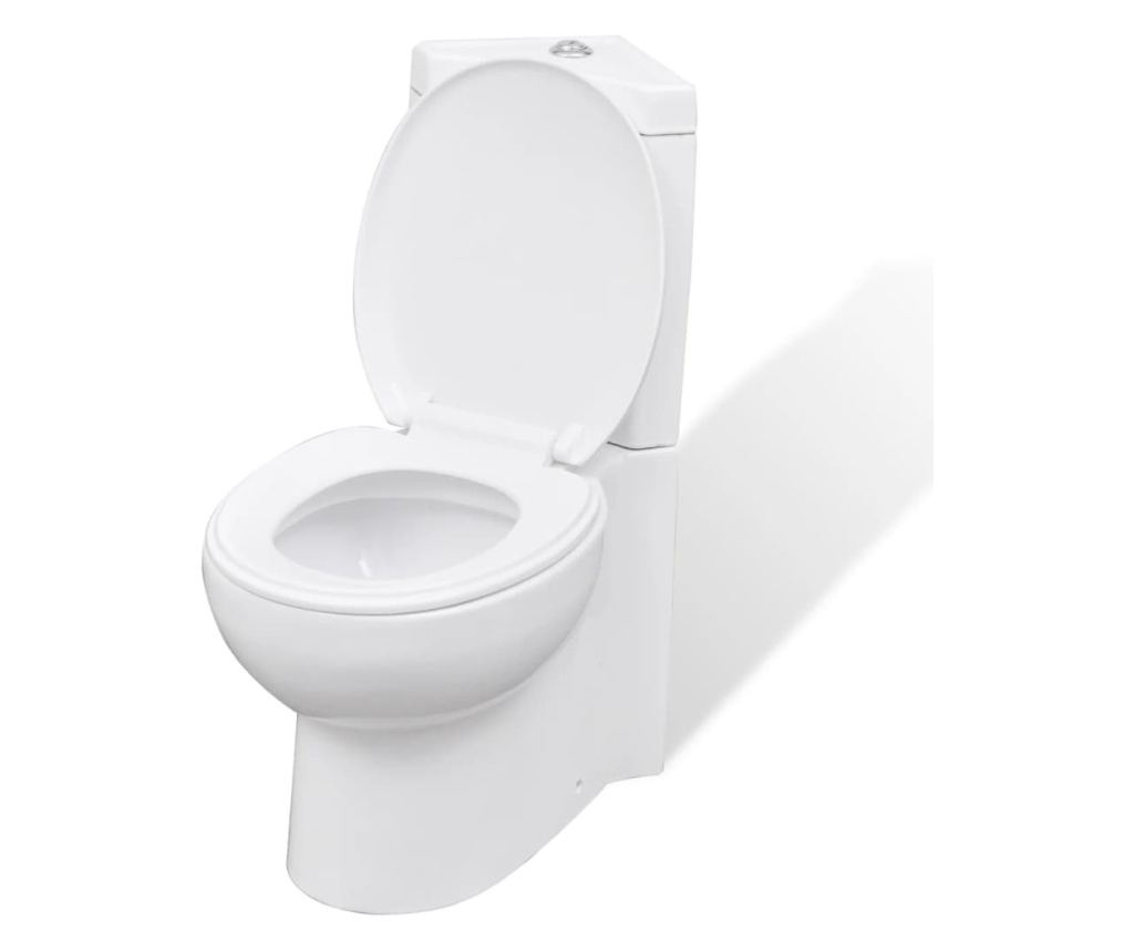 Керамичен моноблок, ъглов, цвят бял - Vivre