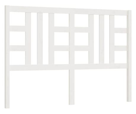 Горна табла за легло, бяла, 156x4x100 см, бор масив - Vivre