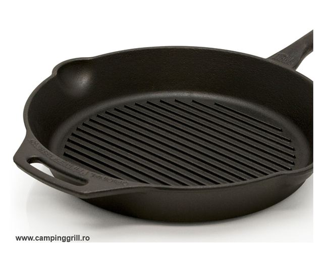 Tigaie grill din fonta 35 cm - Vivre