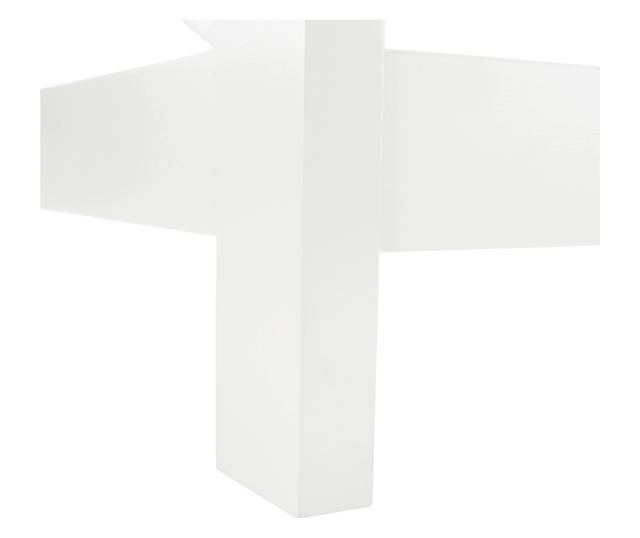 Бяла MDF холна маса Edria 87x54.5x37 см - Vivre