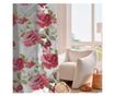 Set draperii blackout model floral cu rejansa ate pentru galerie ...