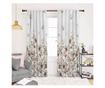 Set draperii dim-out model floral cu rejansa ate pentru galerie ...